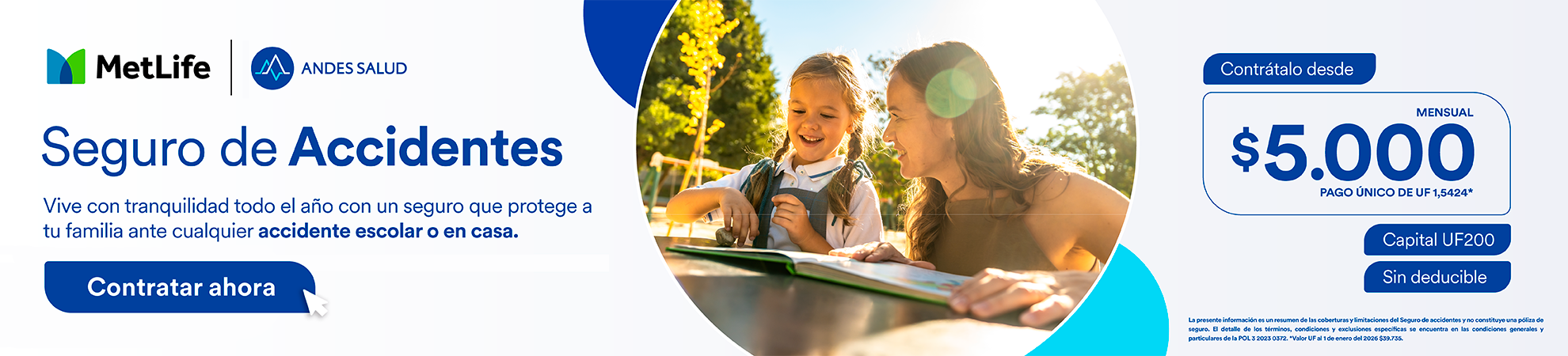 Campaña: Seguro de Accidentes - Centro Médico Andes Salud Los Angeles